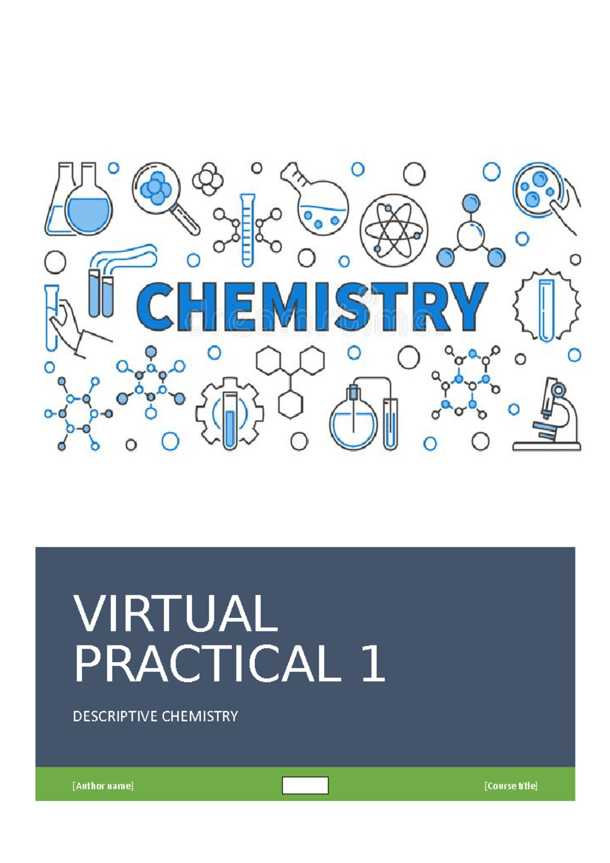 Virtual Practical 1 - CMY 285 - UP - Studocu