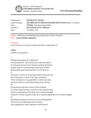 Rehiyon 12 - BASTA DESCRIPTION ITO. - PANITIKAN SA REHIYON 12 ...