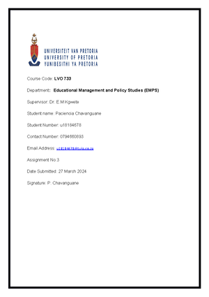 [Solved] Understanding Leadership Personality in Schools Define ...