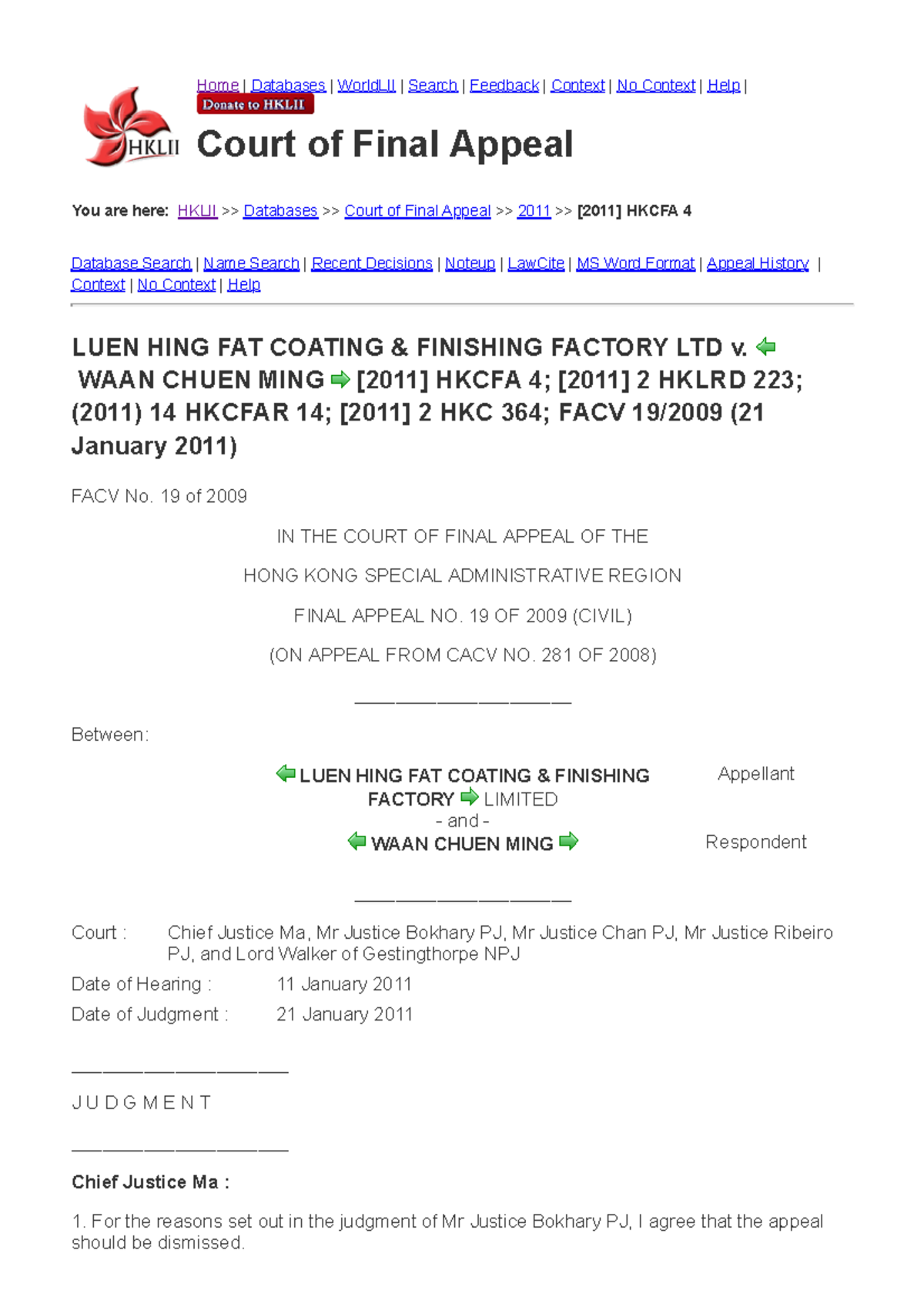 Luen Hing Fat Coating v Waan Chuen Ming: A Case Study on Duty of Care ...