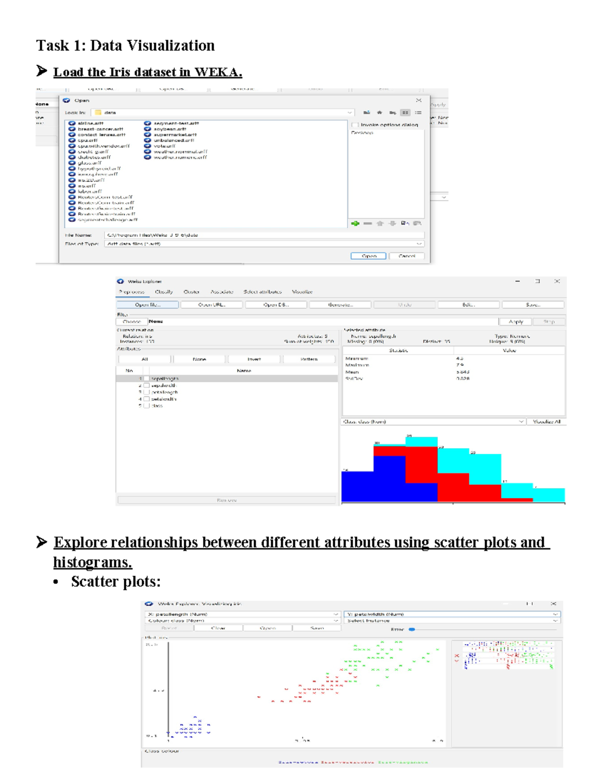 ICT 101: Data Visualization and Classification Techniques Assignment - Studocu