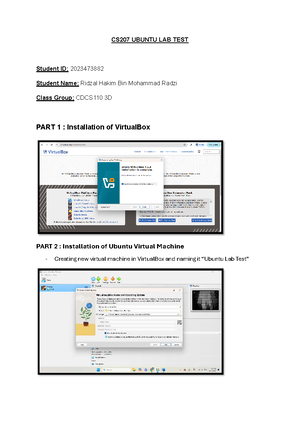 Risks Of Using An Outdated Operating Systems - COLLEGE OF COMPUTING, INFORMATICS AND MATHEMATICS ...