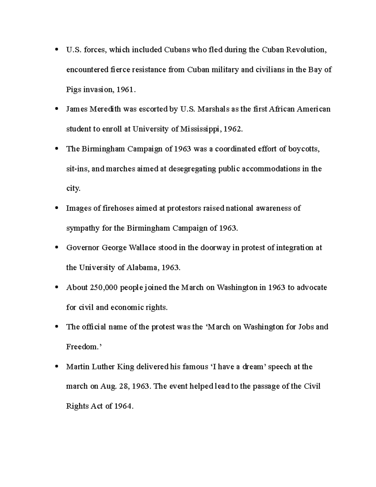 Session 26 - Highlights of the Civil Rights Movement - the "Great ...