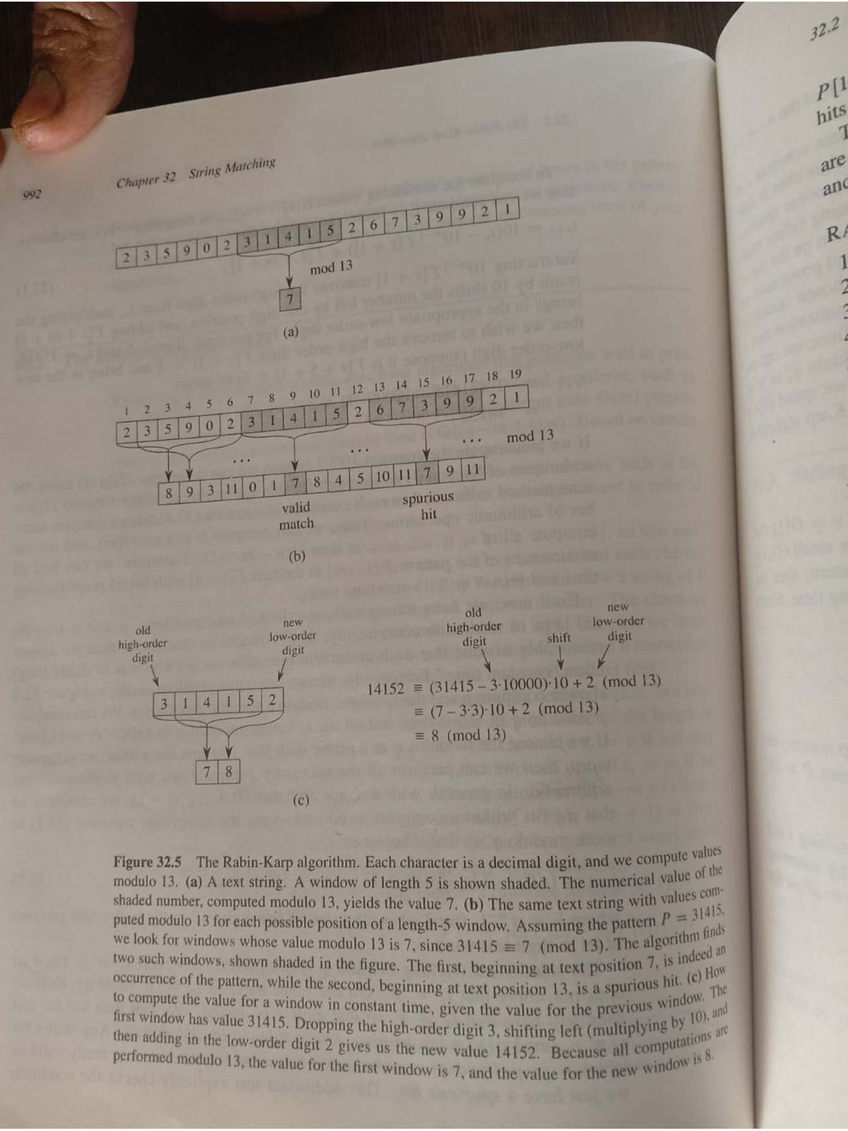 32 1 h 992 Chapter 32 String Matching: Rabin-Karp Algorithm Notes - Studocu