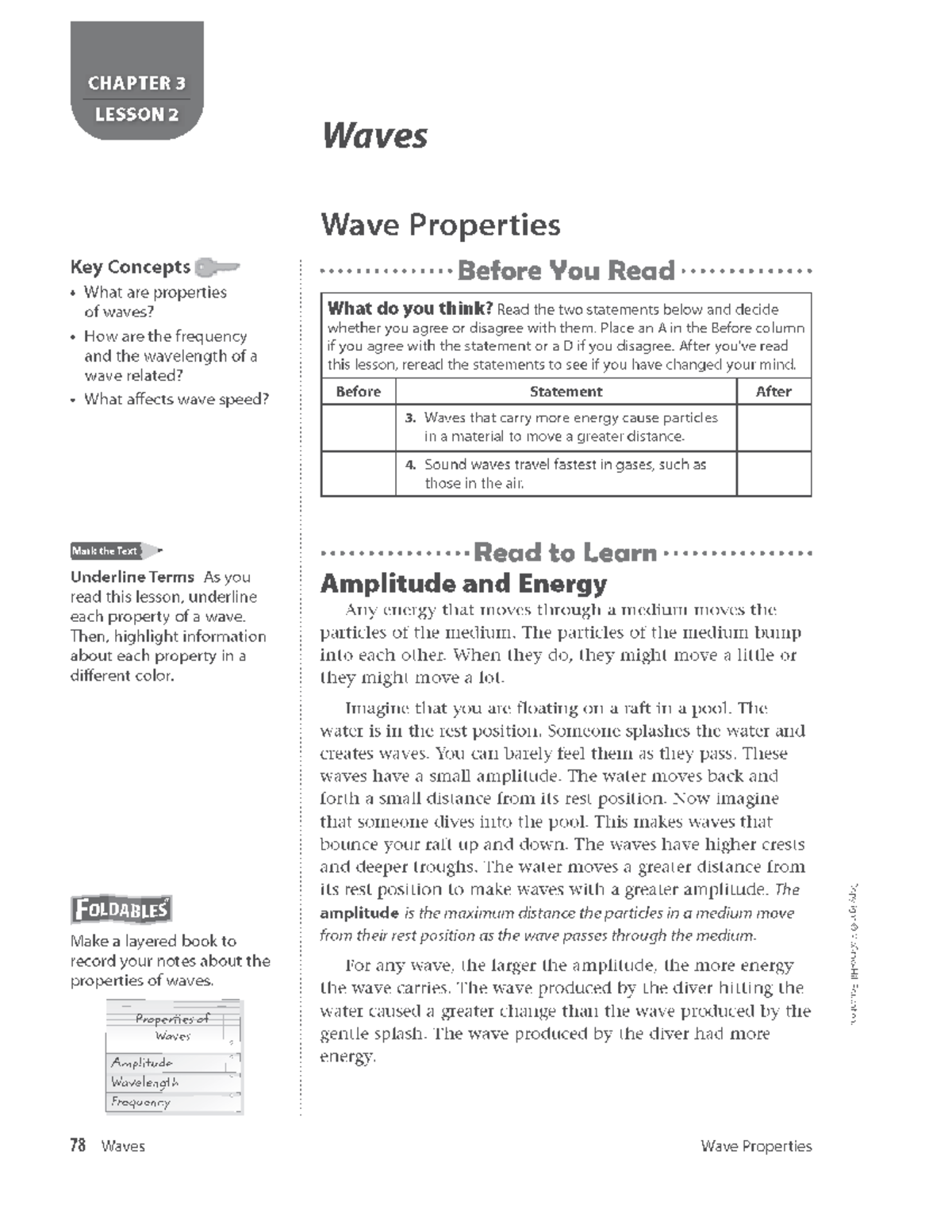 Wave Properties - Worksheet - Studocu