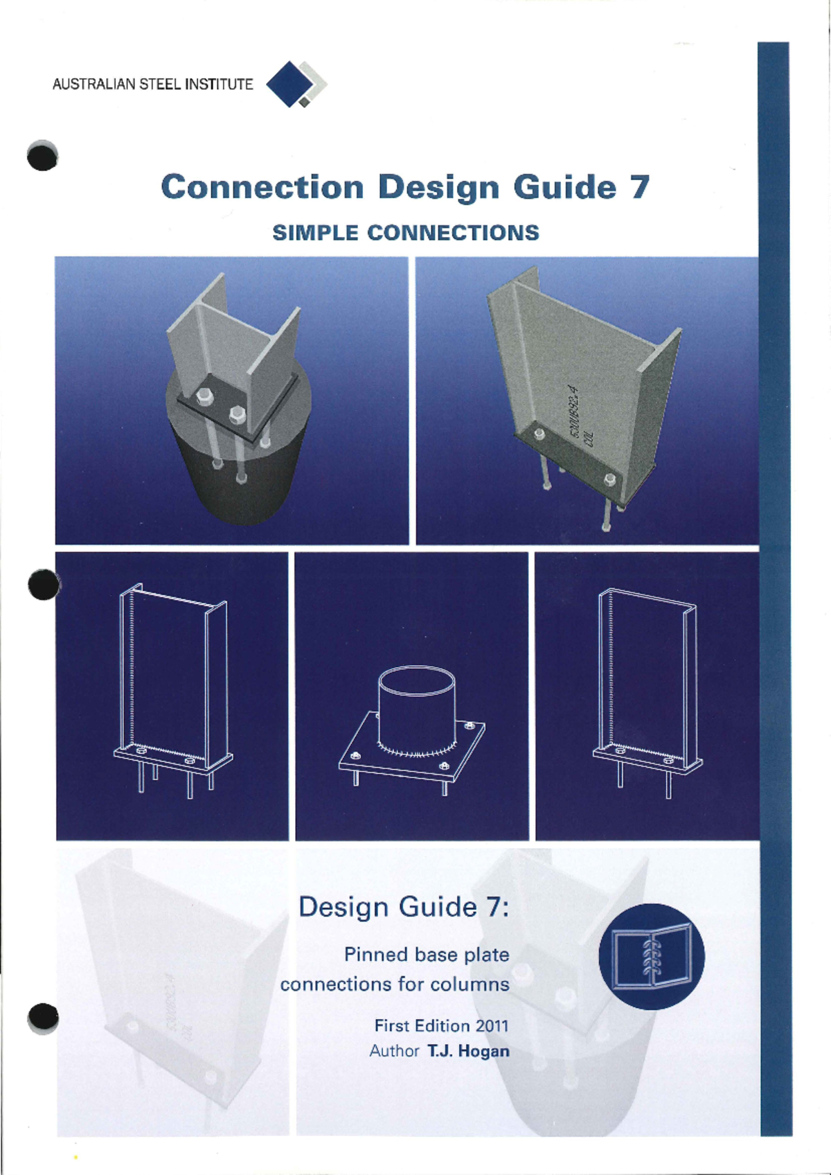 Design Guide 7: Pinned Base Plate Connections for Columns - Studocu