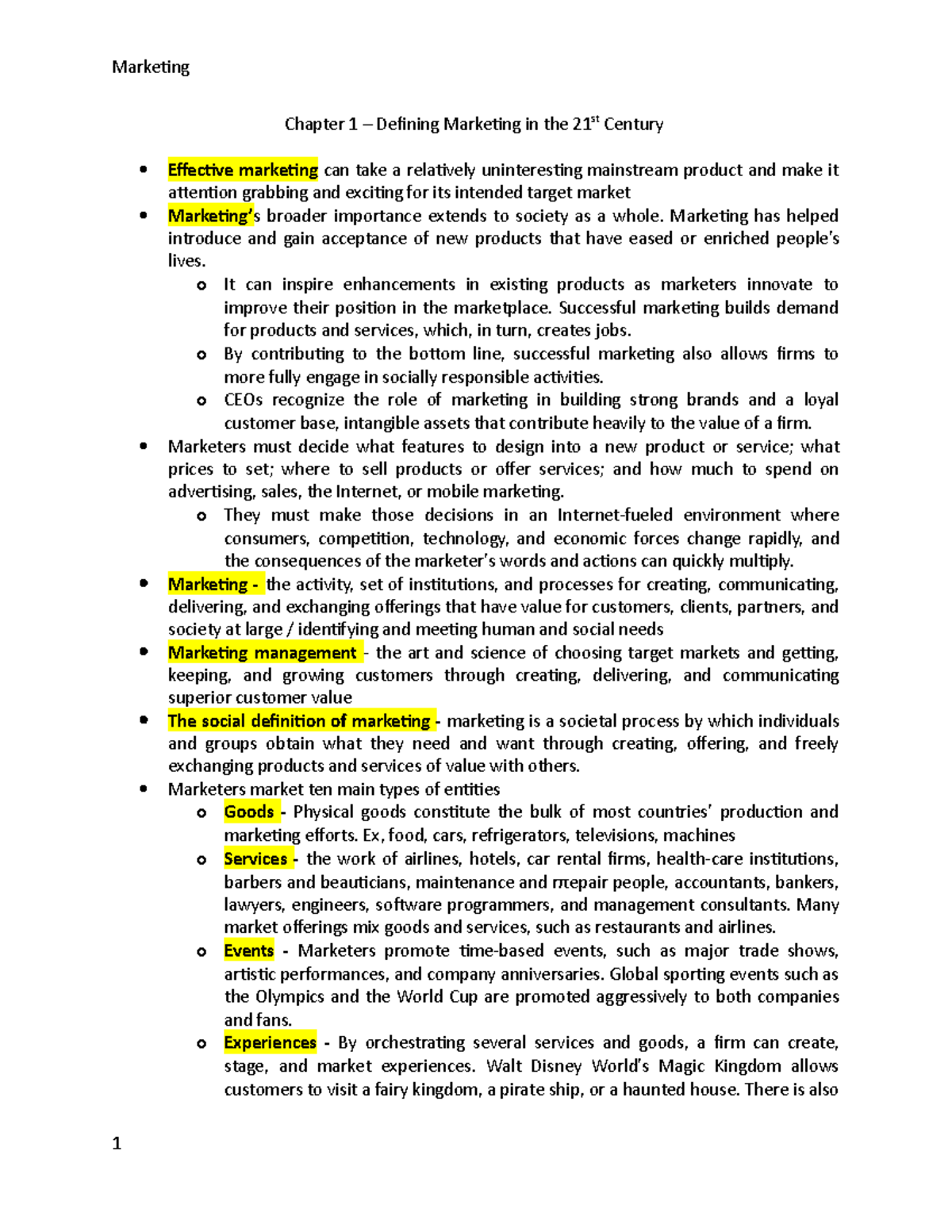 Advanced Marketing Management - Textbook Notes & Key Concepts - Studocu