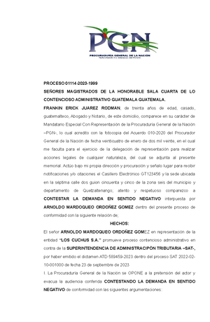 Modelo de Declaracion Administrativa Simple - En el municipio de Poptún ...