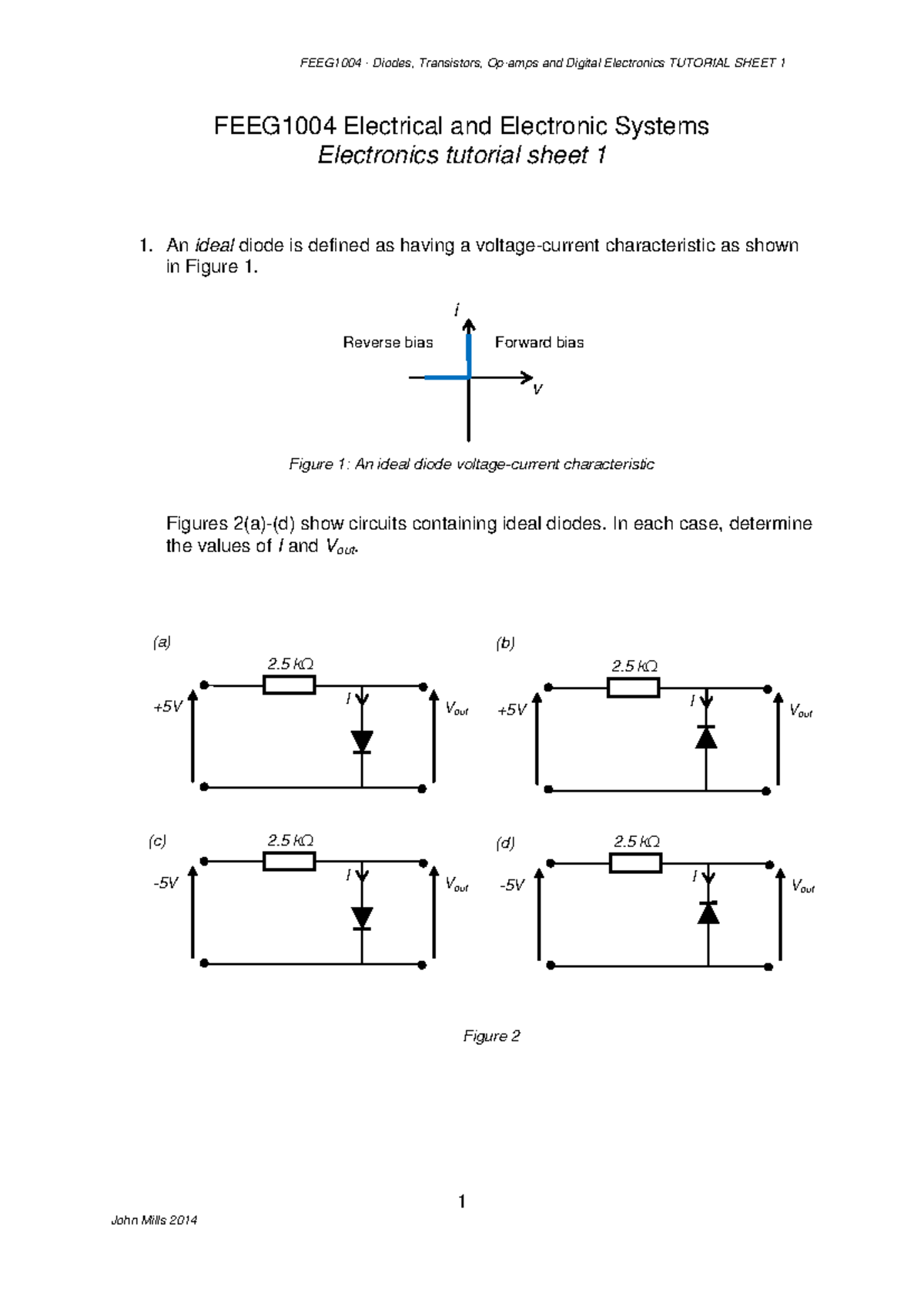 Tutorial work - digital circuits tutorial sheet 1 and 2 with solutions ...