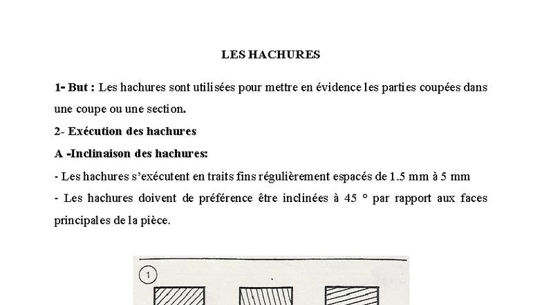 Techniques and Guidelines for Hachures in Technical Drawings - génie d ...