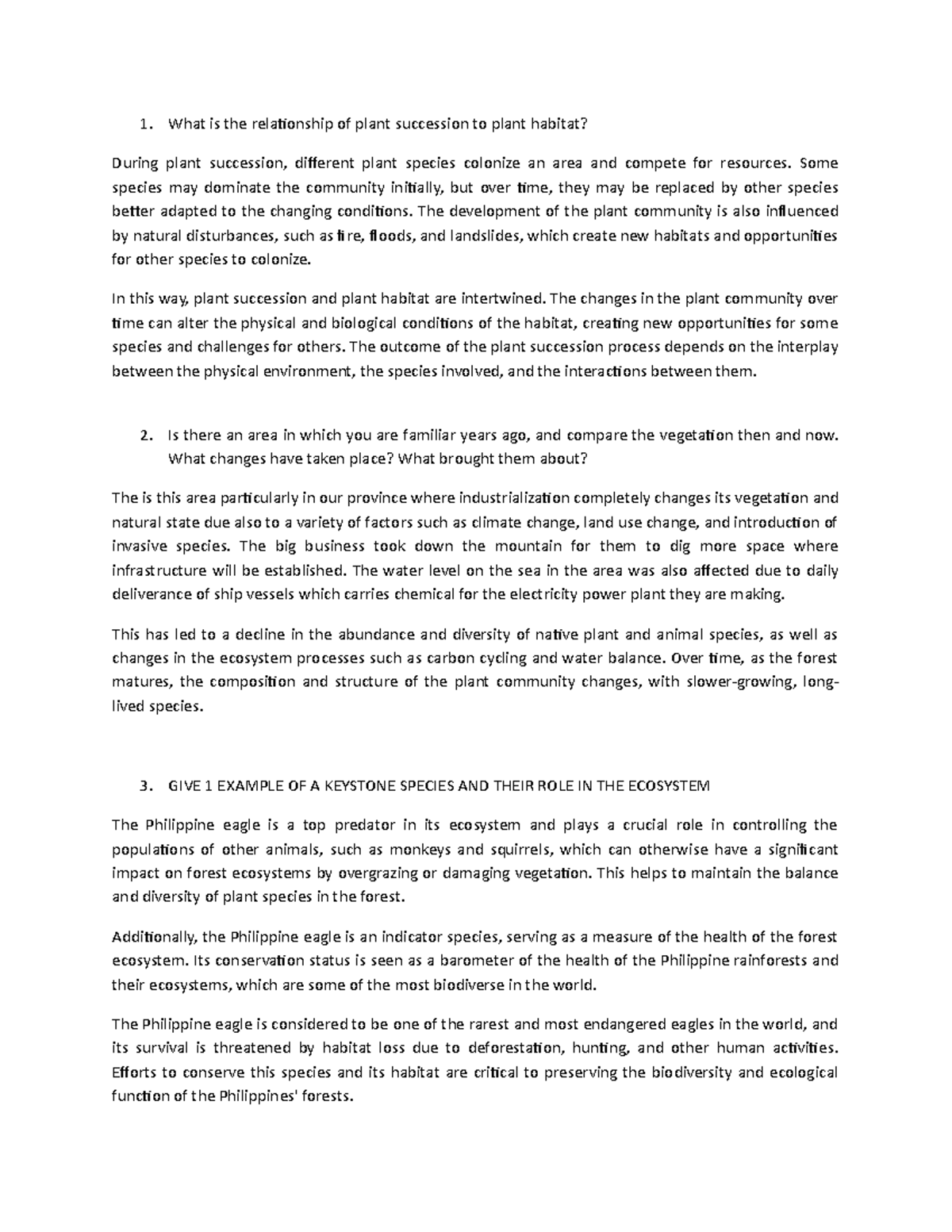 Assignment Ge2 Practice Materials What Is The Relationship Of Plant