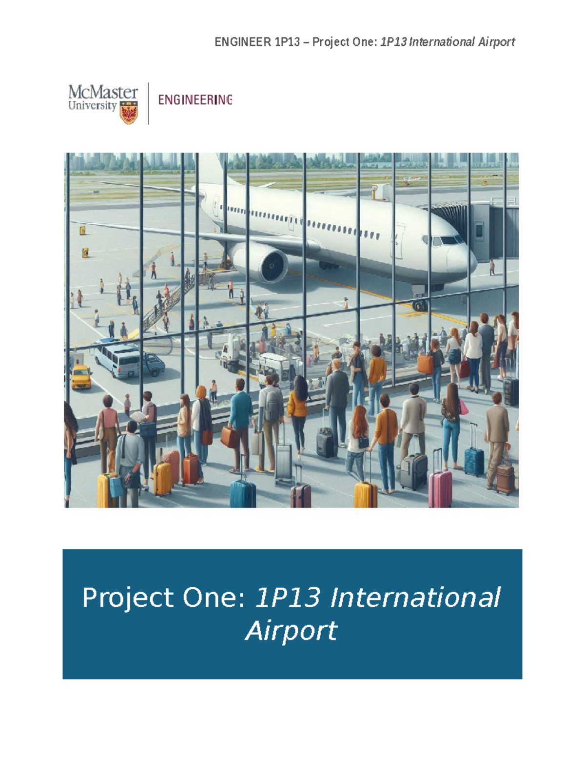 ENGINEER 1P13 Project One: International Airport Design and Development ...