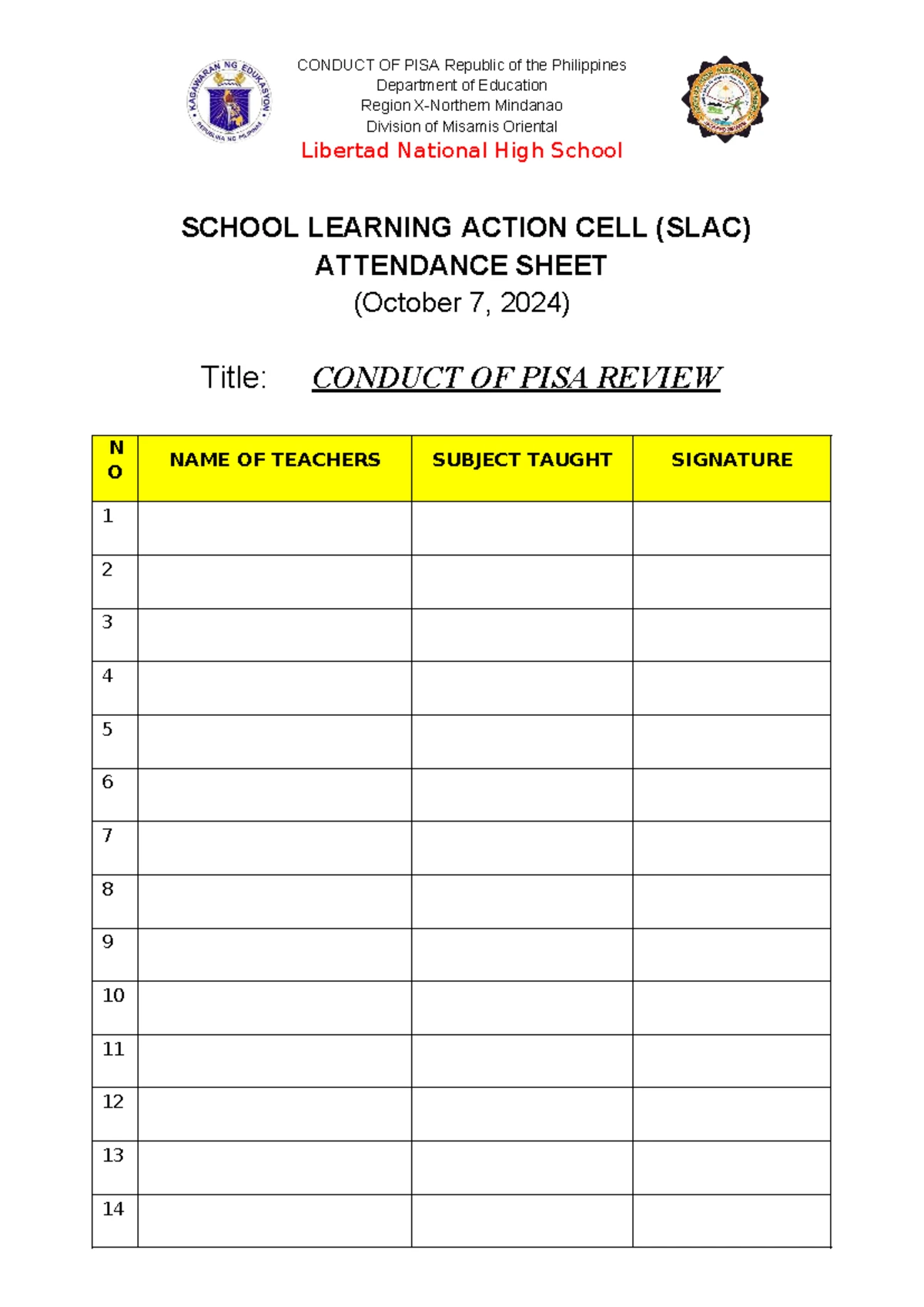 Training-Design-Matrix - Republic of the Philippines DEPARTMENT OF ...