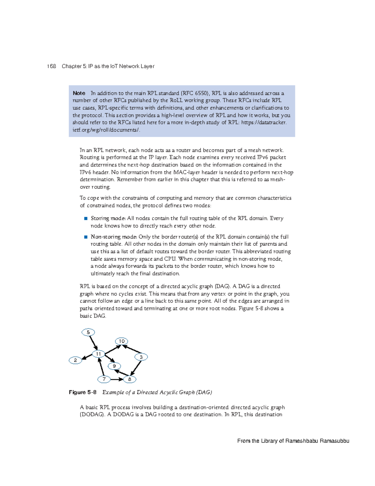 168 Chapter 5: Understanding RPL as the IoT Network Layer - Studocu