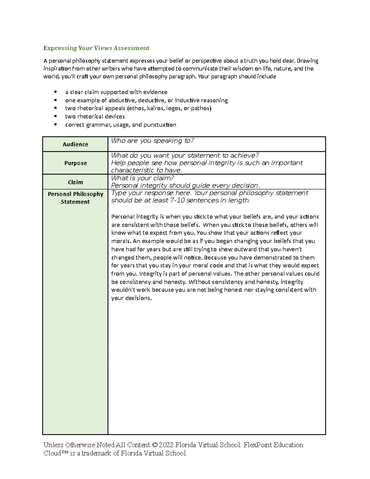 4.04 (1) - flvs english 3 assignment - A Close Look at Nature Assessment Although Ralph Waldo ...