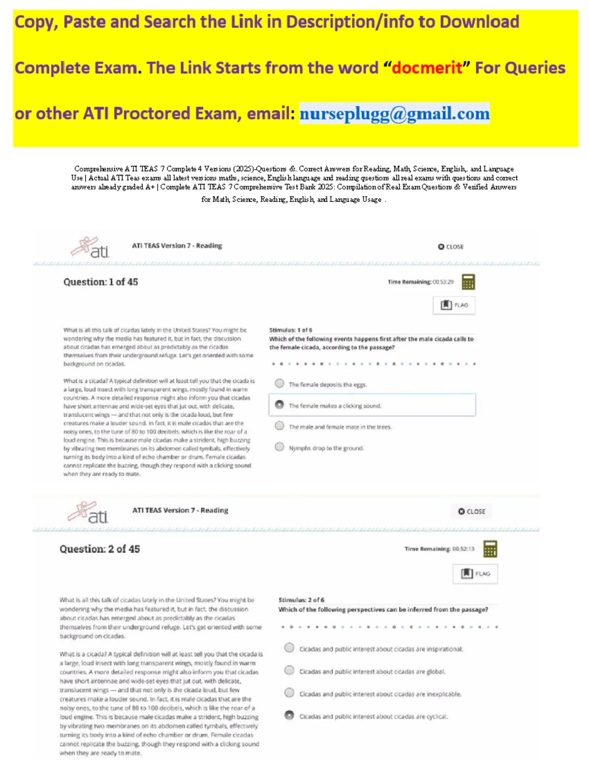Updated ATI TEAS 7 Study Guide 2025: Complete Prep with Q&A - Studocu