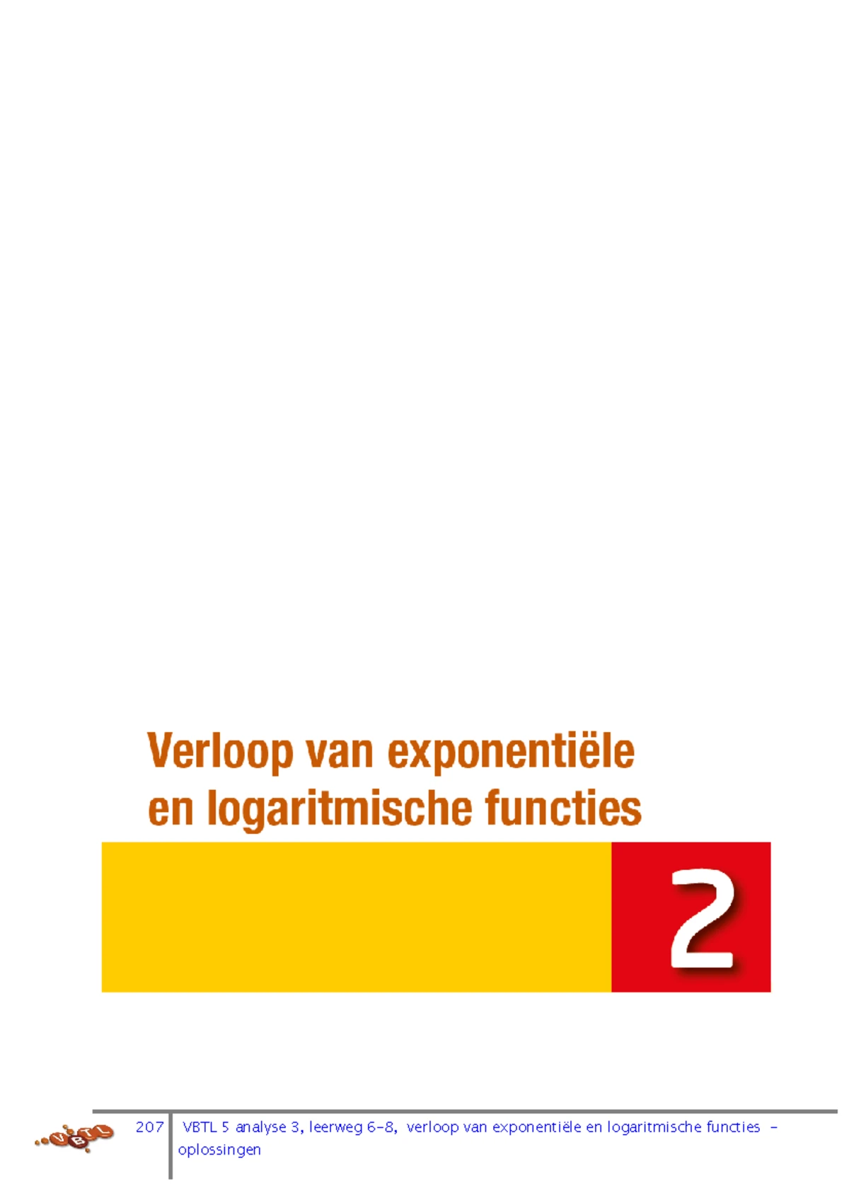 Exponentiële en logaritmische functies: Overzicht en oefeningen - Studocu