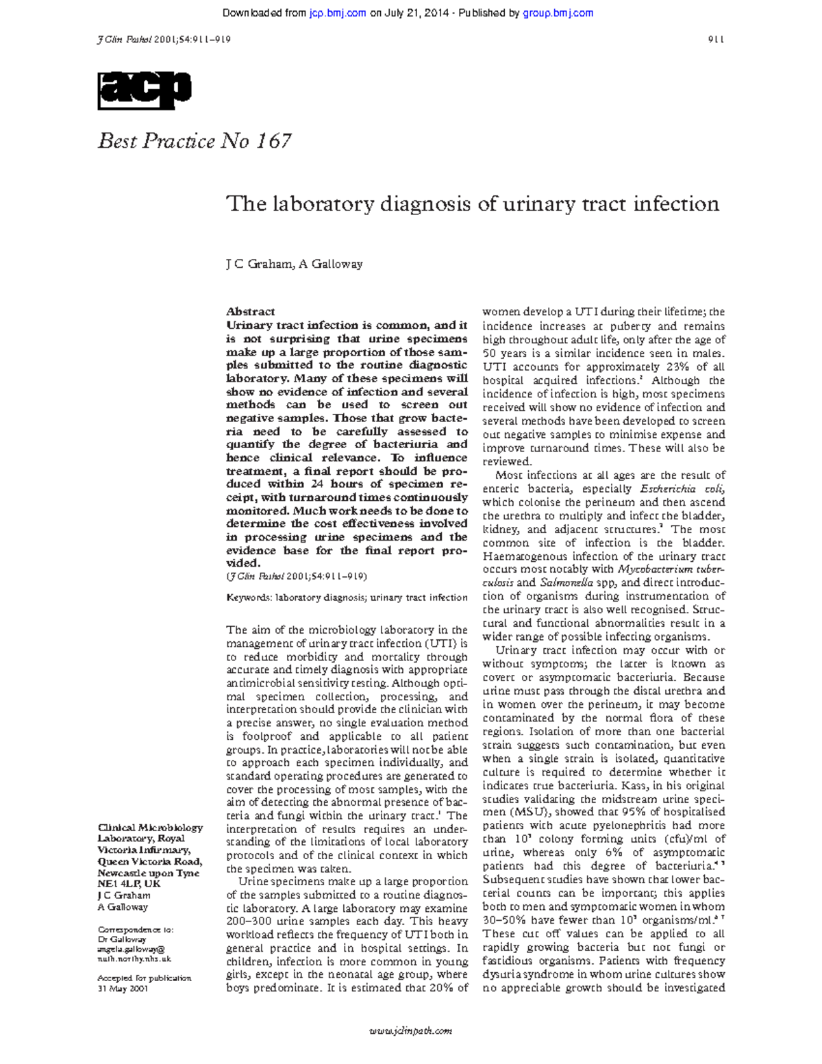 Lab Diagnosis of UTI - Best Practices for Accurate Assessment (Best ...