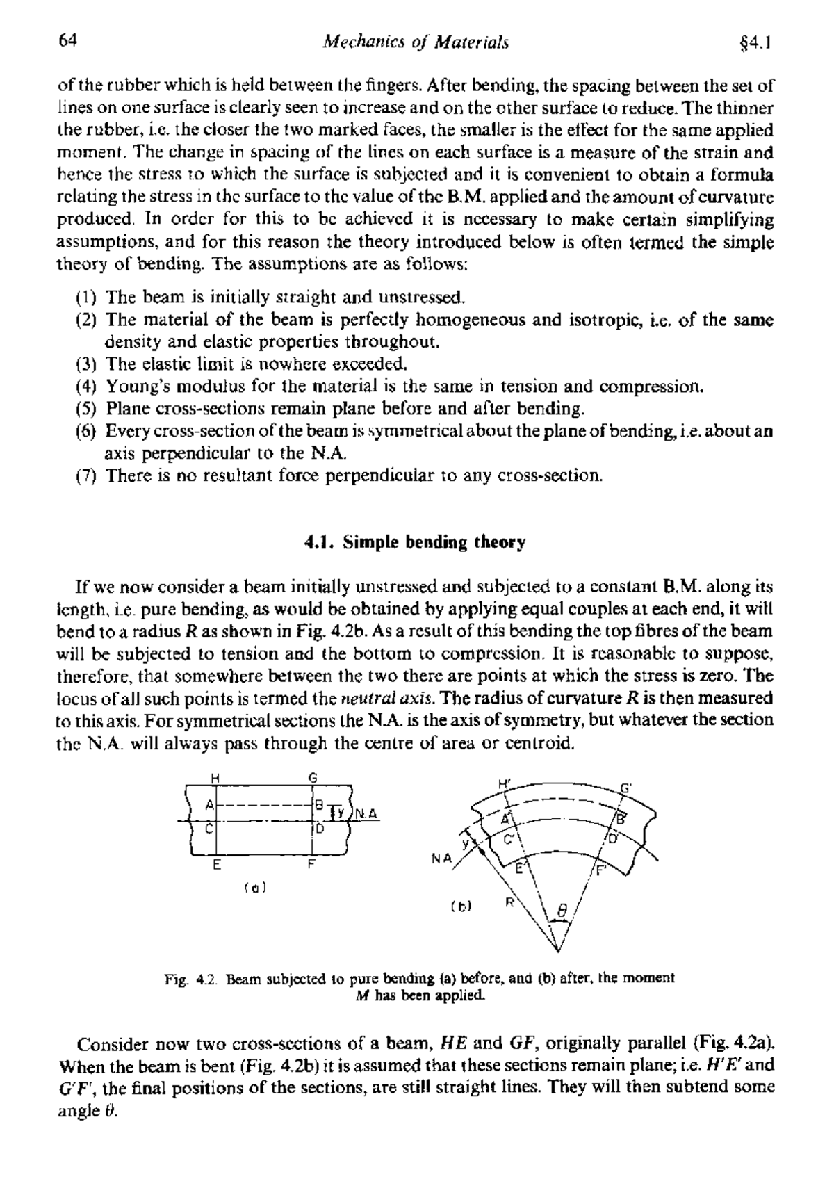 3b Simple Bending Theory in Mechanics of Materials - Studocu
