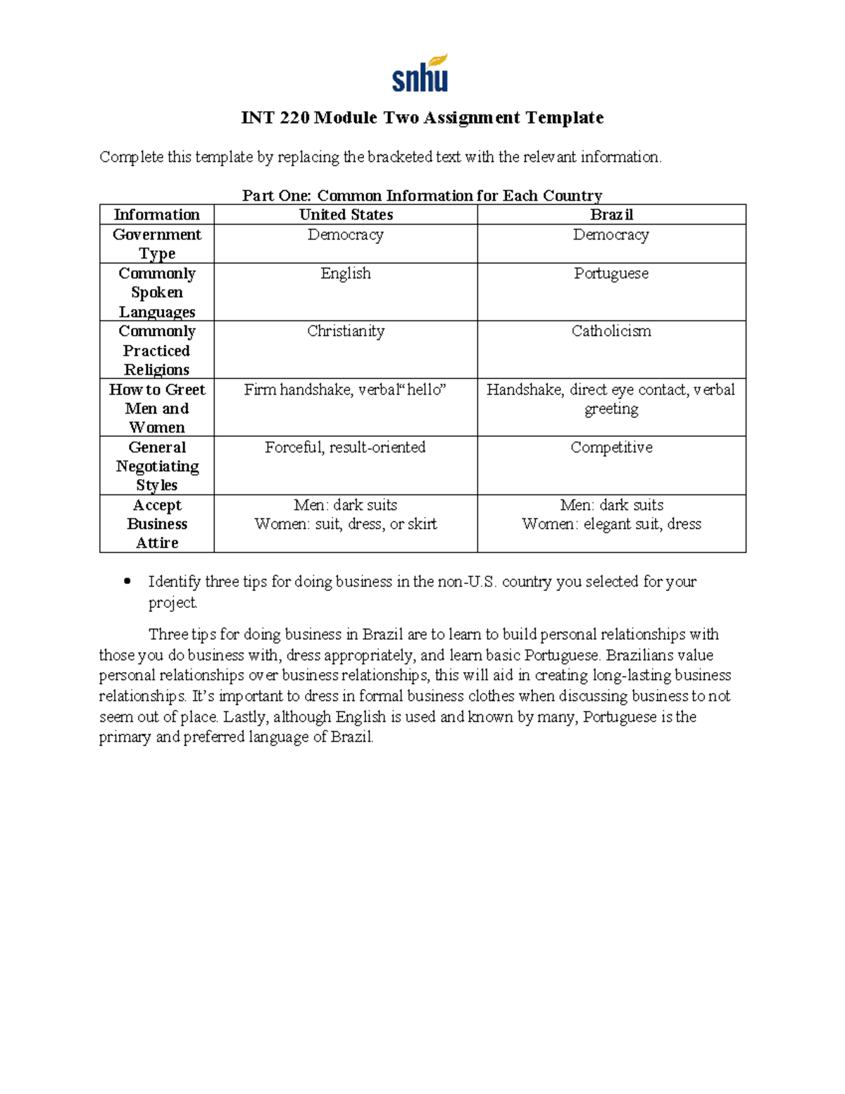 Int 220 Module Two 2 Copy Int 220 Module Two Assignment Template Complete This Template By