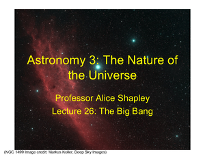 Astronomy 3: Lecture 21 - The Milky Way's Galactic Center and Galaxy ...