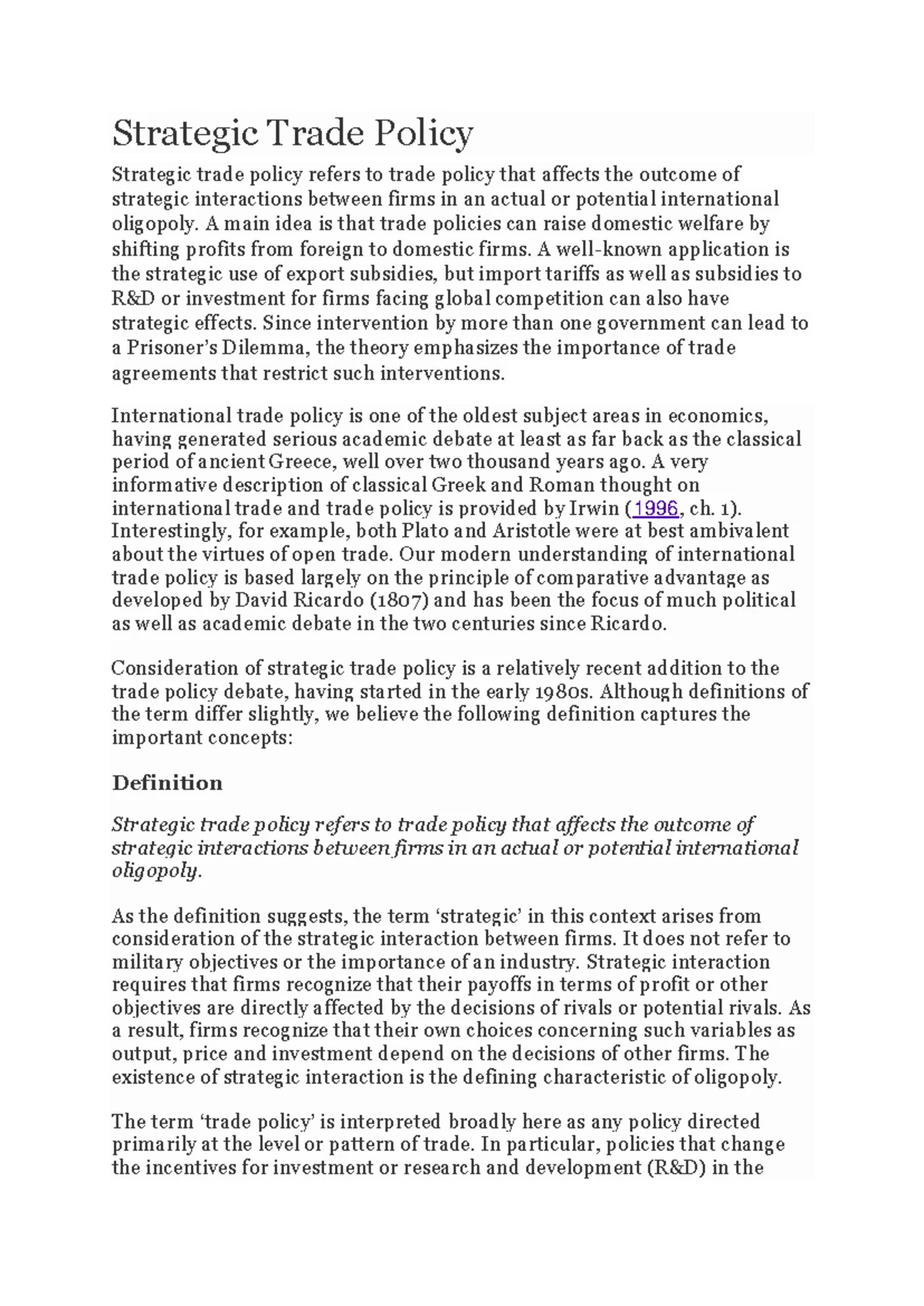 ECO Project: Role of RBI in Credit Control and Monetary Policy - Studocu