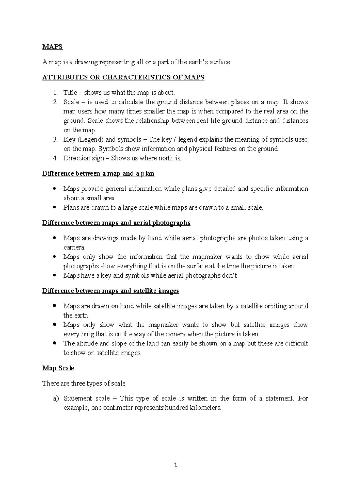 Social Studies Notes: MAPS, Environment, and Family in Botswana - Studocu