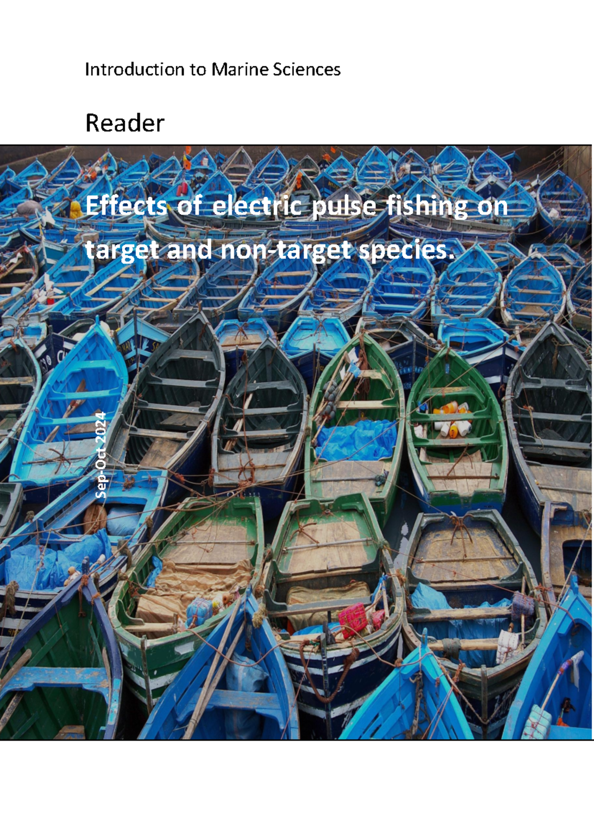 Effects of Electric Pulse Fishing on Target & Non-Target Species (BIOL ...