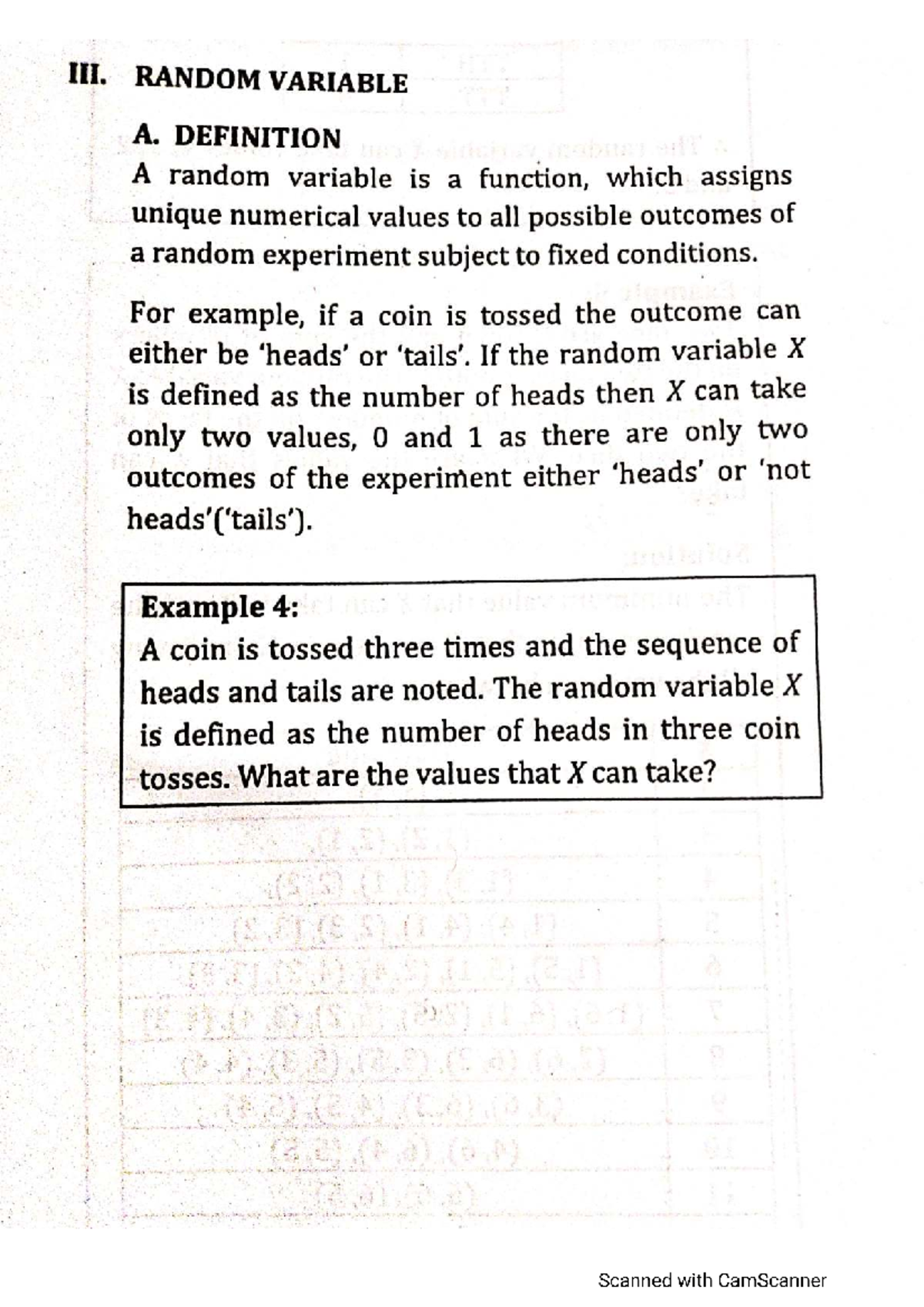 Random Variables: Definitions and Types (COTO 4) - Studocu