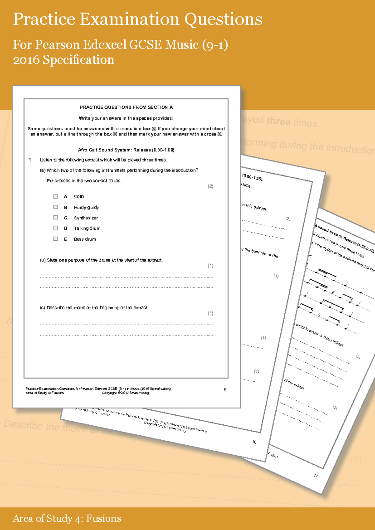Edexcel GCSE Music (9-1) Practice Exam Questions - Area of Study 4 ...