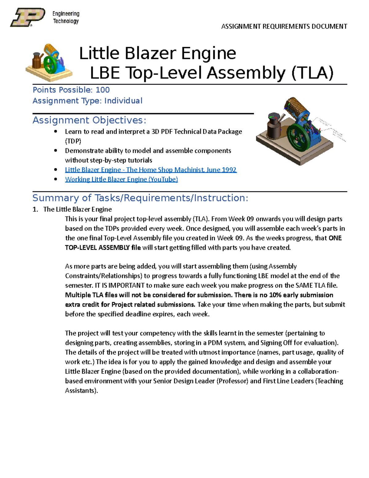 Final Project TLA for LBE (R LBE 06): Step-by-Step Assembly Guide - Studocu
