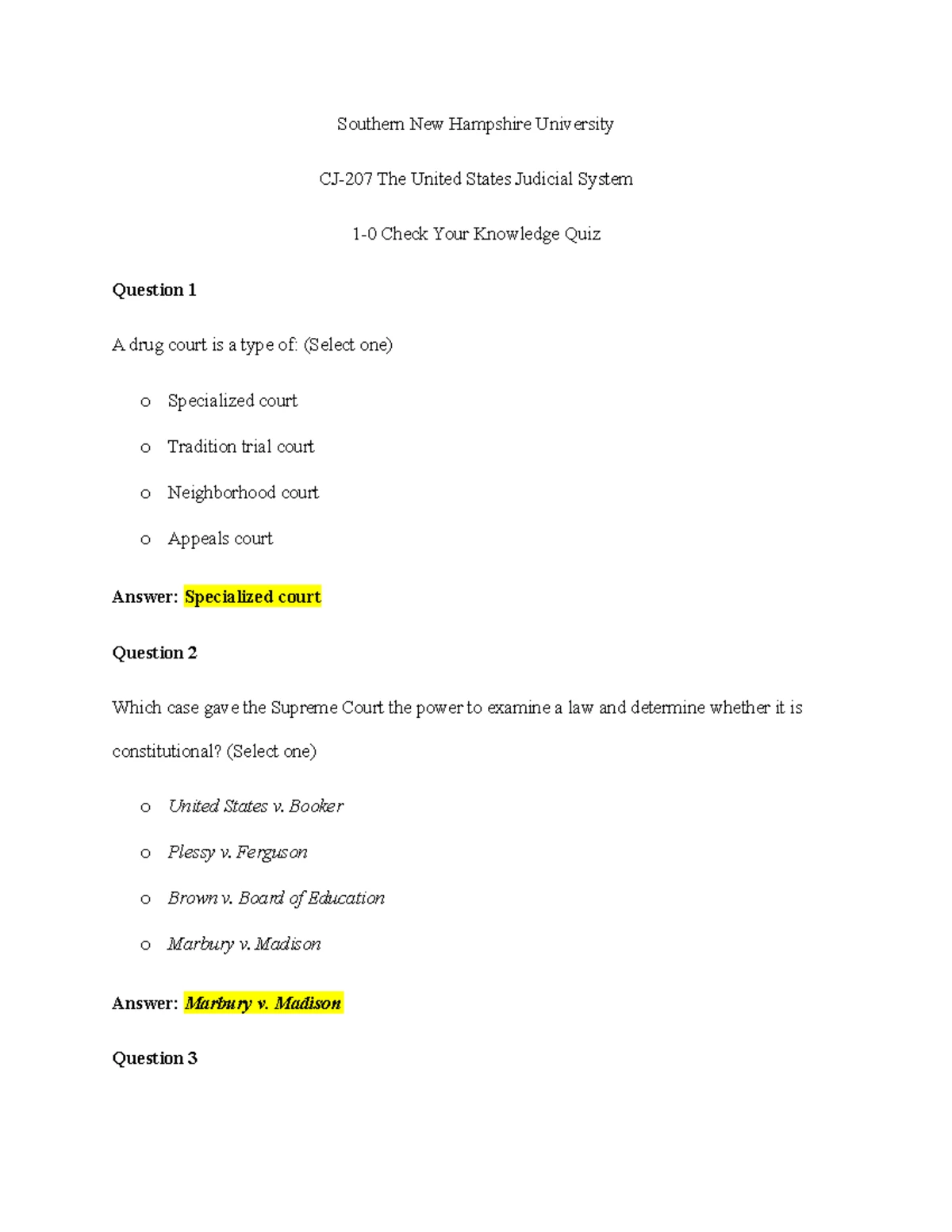 CJ 207 3-0 Check Your Knowledge Quiz - CJ-207 Module 3-0 Check Your ...