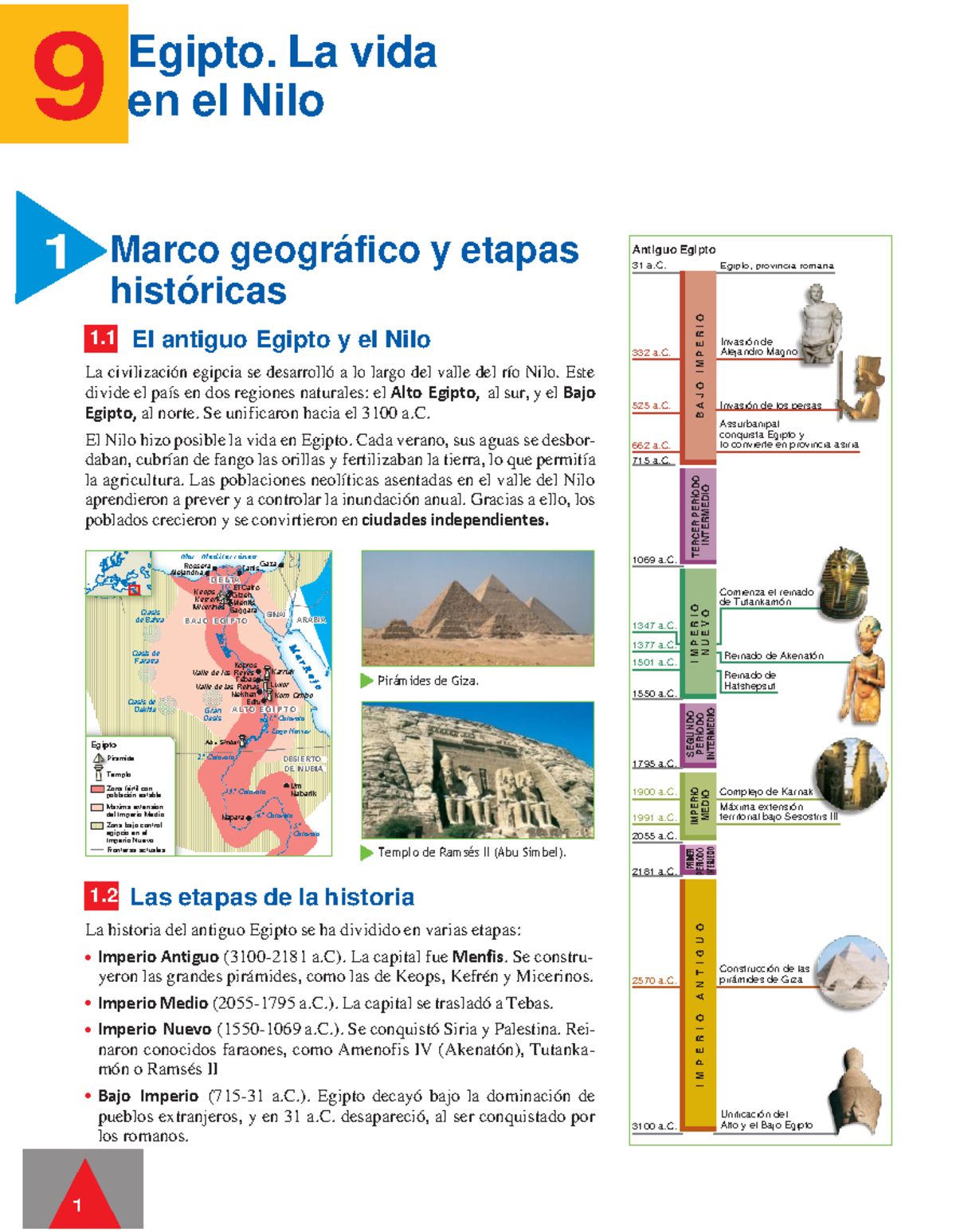 Texto Unidad-9: Vida y Civilización del Antiguo Egipto 2024 - Studocu