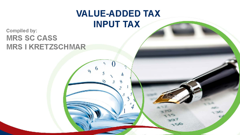 TAX 101: Basics of Input VAT and Documentation Guidelines - Studocu