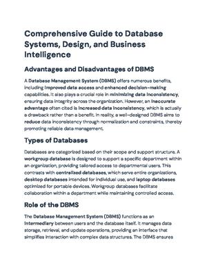 [Solved] Question 1 12 marks 11 Discuss the impact of poor database ...
