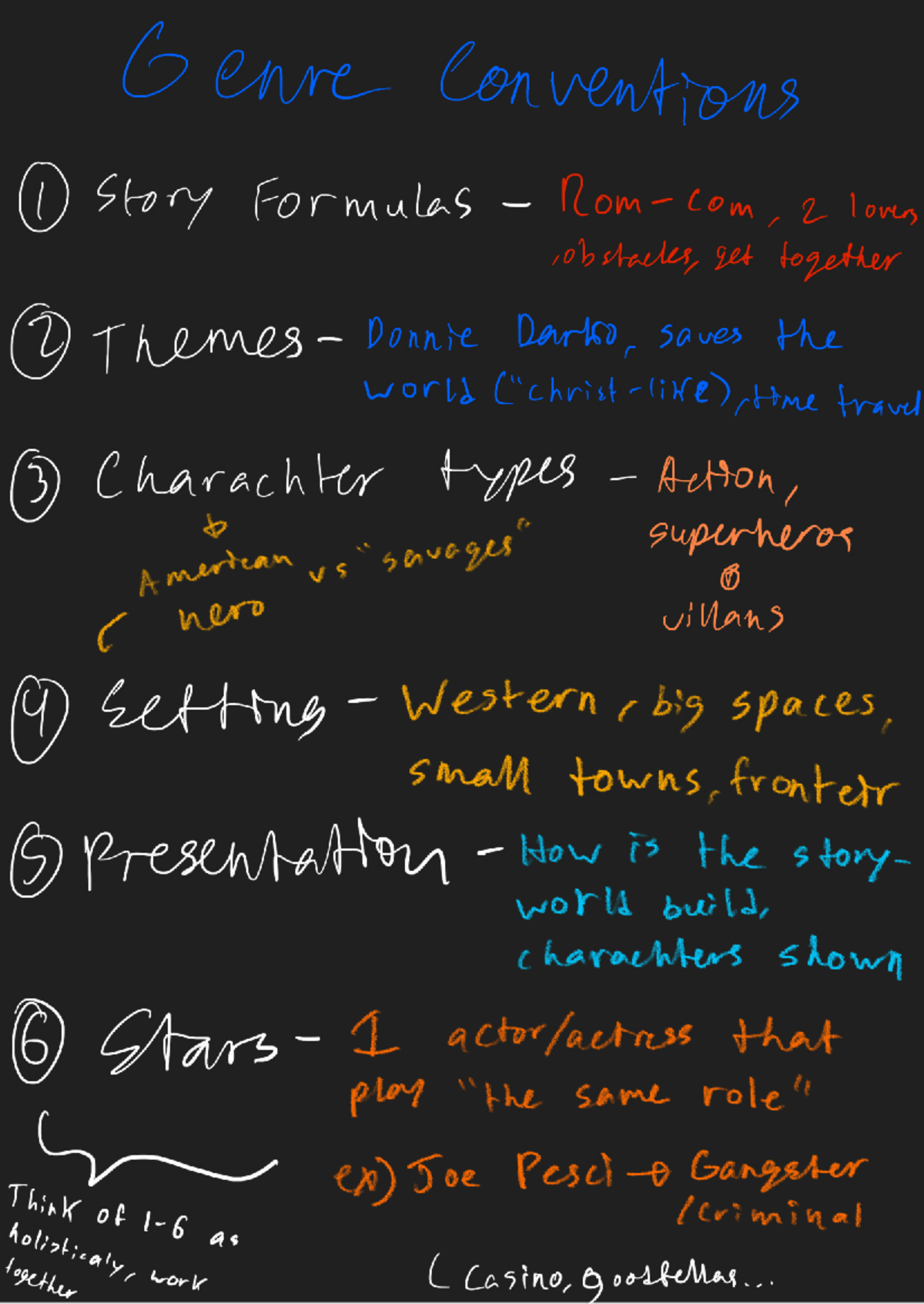 #5 Film Notes: Genre Conventions & Story Formulas in Cinema - Studocu