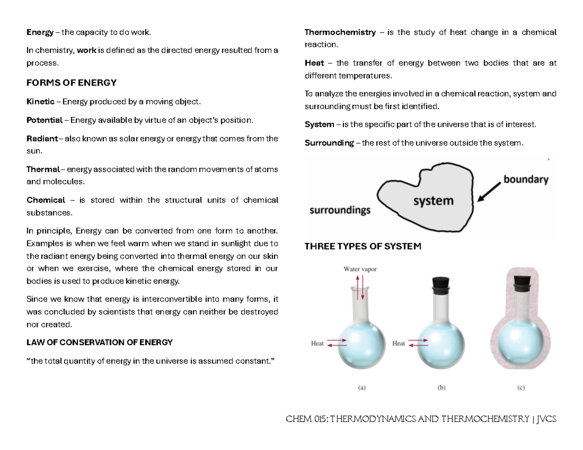 Thermochemistry-1 - This topic is all about the thermochemistry ...