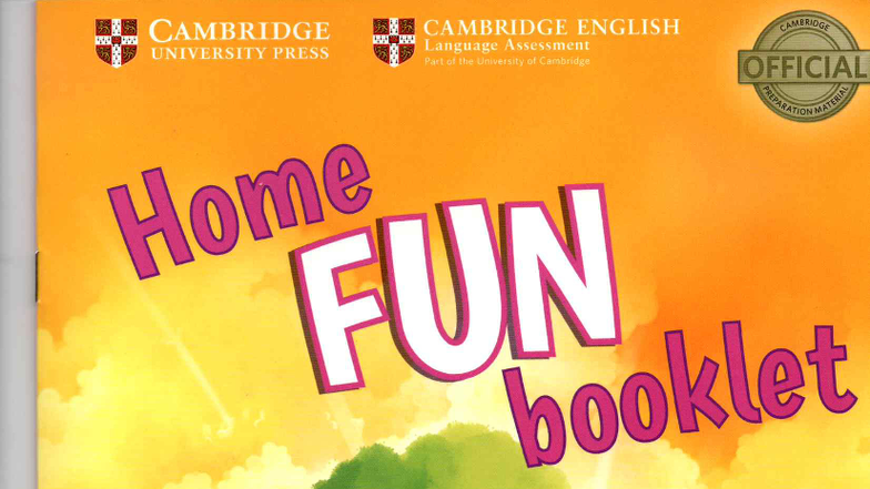 Home Fun Booklet 2: Activities and Exercises for Young Learners - Studocu