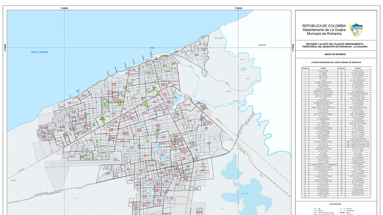 Mapa de Barrios - CARRERA 7G - 1125000 y 1130000 - Studocu