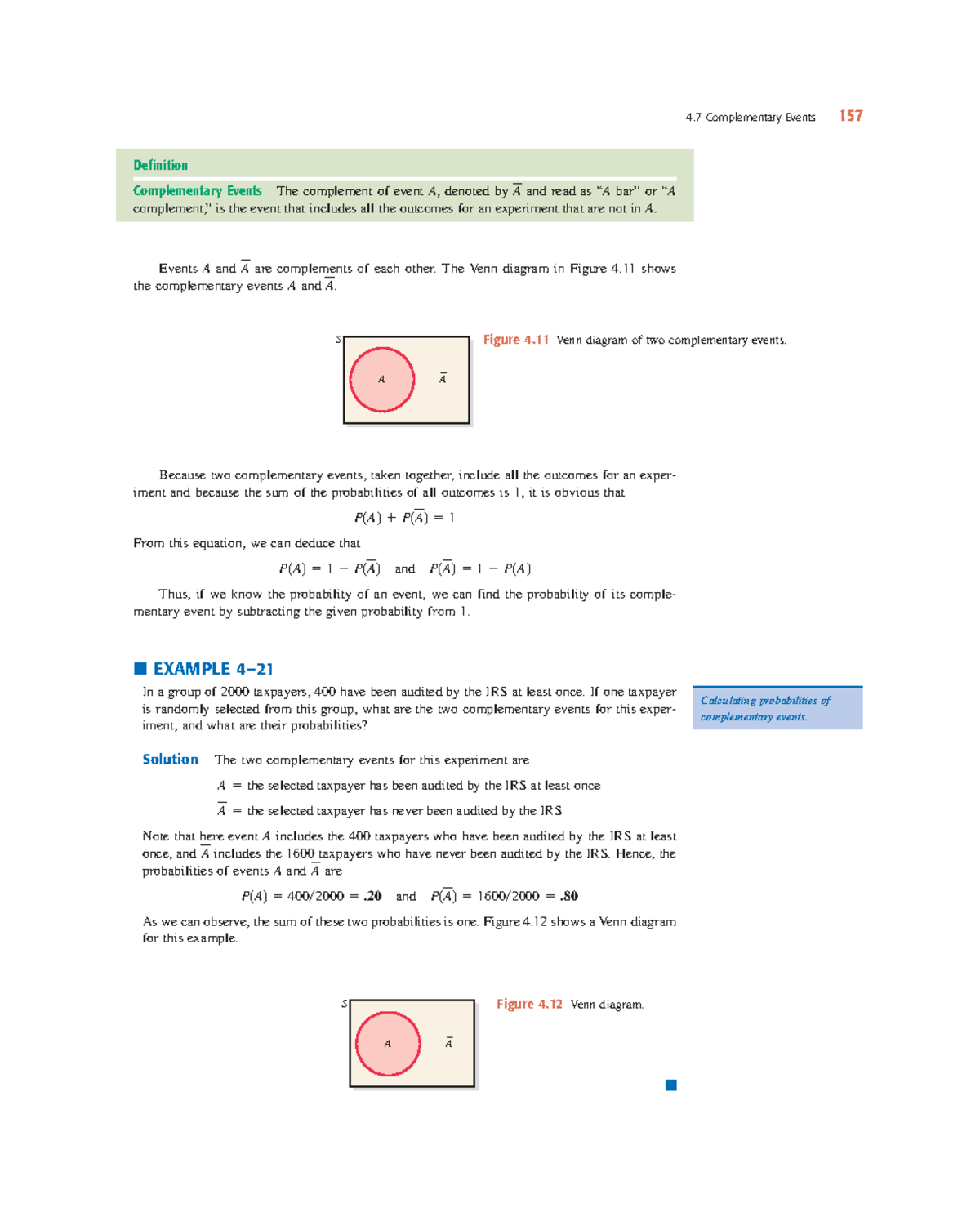 Introductory Statistics 7th Ed – Complementary Events Explained - Studocu