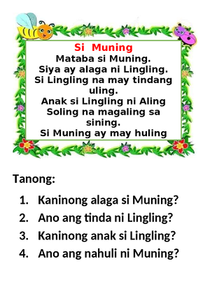 Si Ana - READING MATERIALS - Batchelor of Elementary Education - Si Ana ...