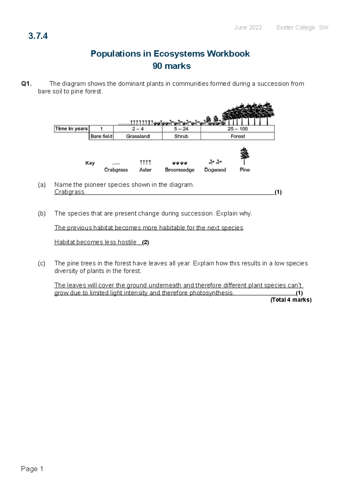 3.7.4 Workbook on Populations in Ecosystems – Key Concepts and Analysis ...