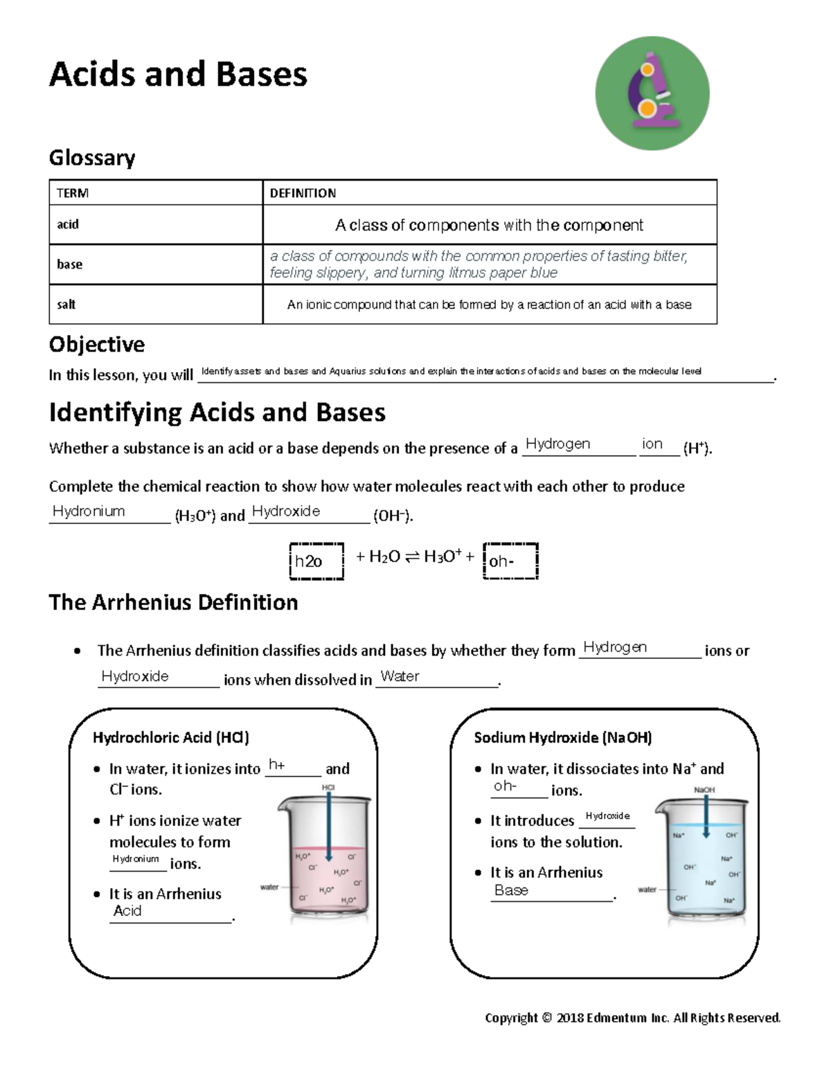 574131-Guided Notes: Acids and Bases Overview - Studocu