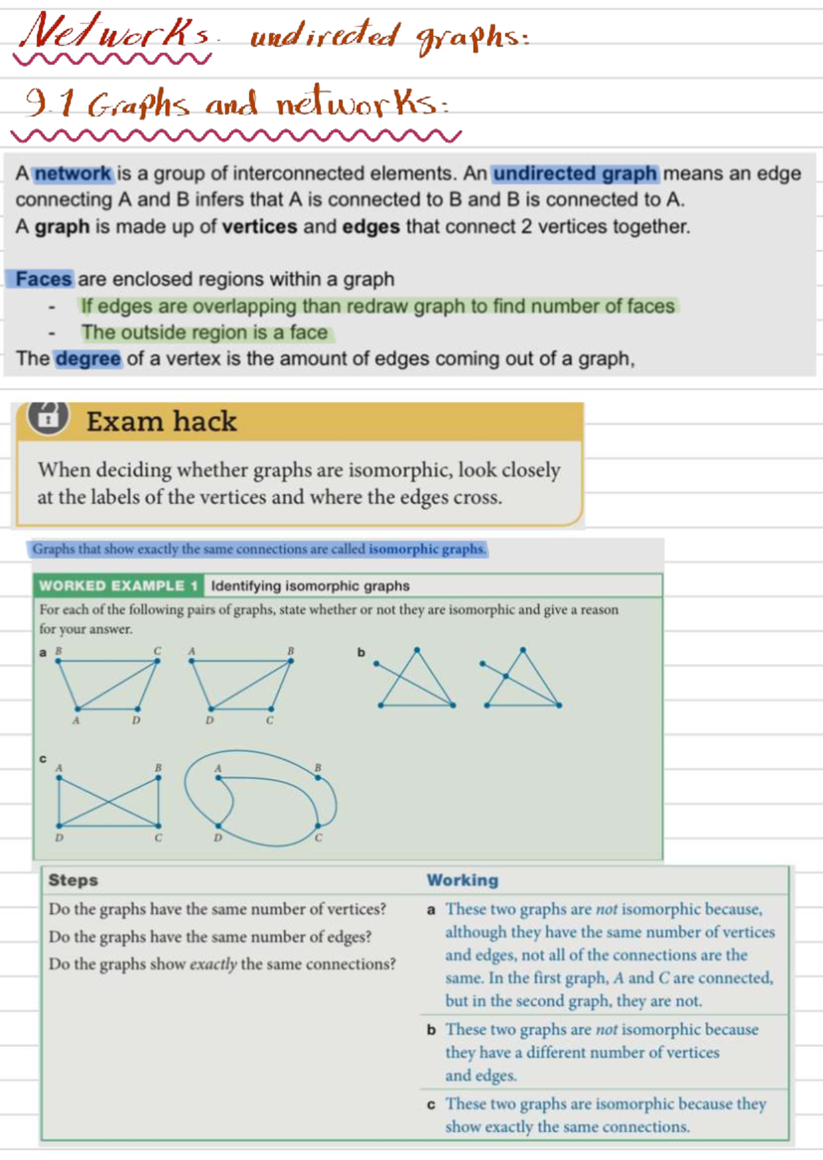 Networks: Undirected Graphs - 9.1 Graphs and Networks Overview - Studocu