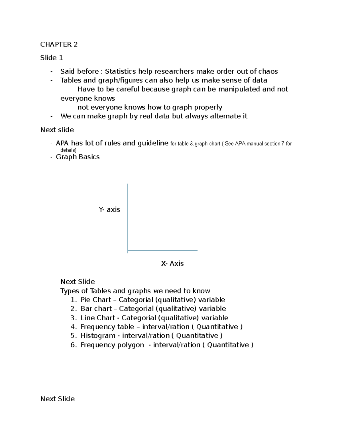 Statistics for Data Visualization: Charts & Distributions (CHAPTER 2) - Studocu