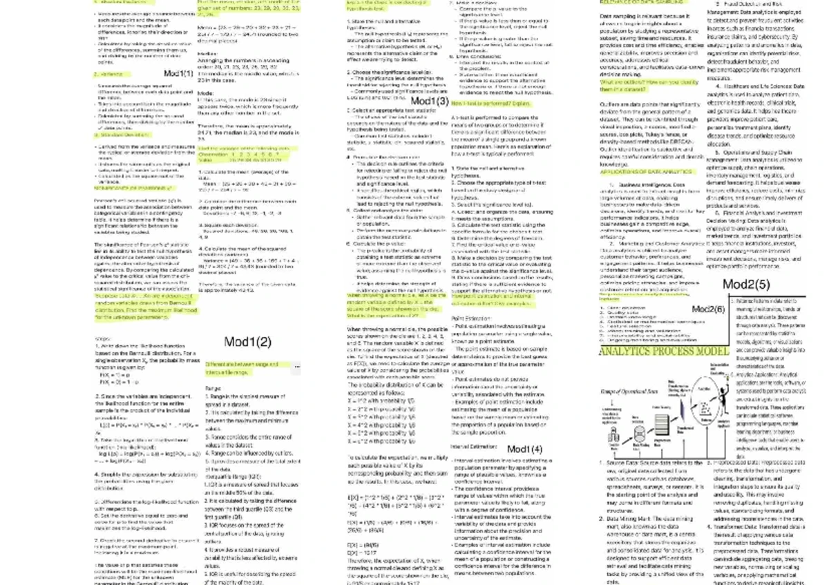 CST322 - KQB Ktu Qbank - CST 322 DATA ANALYTICS Category L T P Credits ...