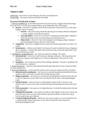 BIO 201 - Exam #2 Study Guide - Chapter 6: Integumentary System ...