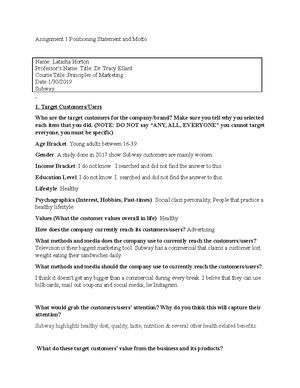 [Solved] Imagine that you have been hired by your Market Line business ...