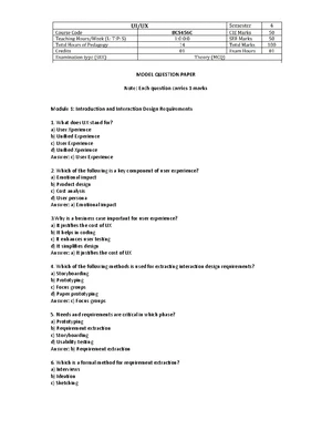 DMS(BCS405A) MQPsolved - Model Question Paper Set - 1 with effect from ...