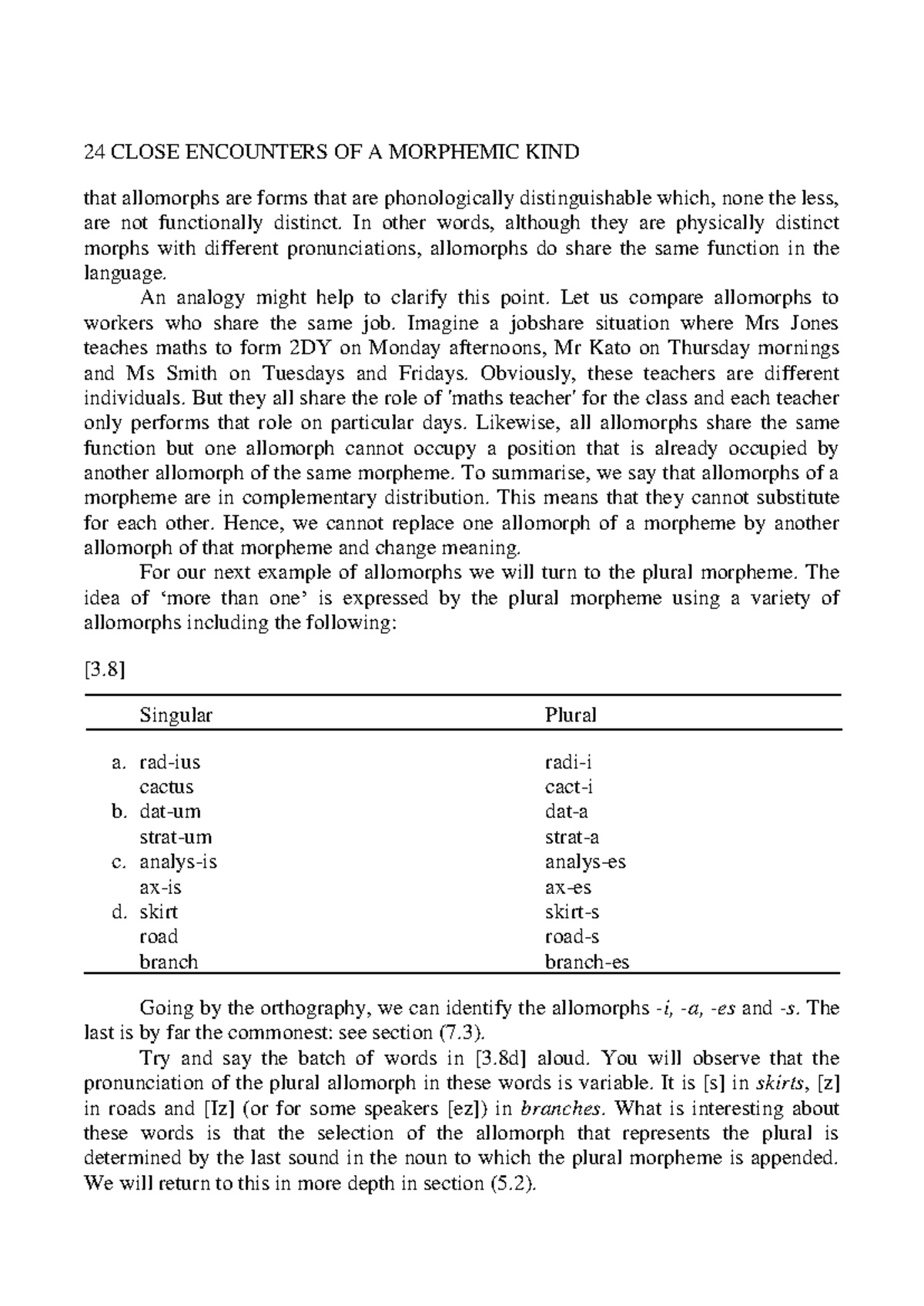 29th Image - Readings on Allomorphs and Morphemes - Studocu
